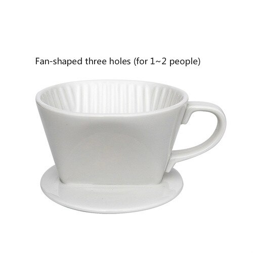 Ceramic Filter Cup Coffee Dripper Three-hole Hand-... – Vicedeal