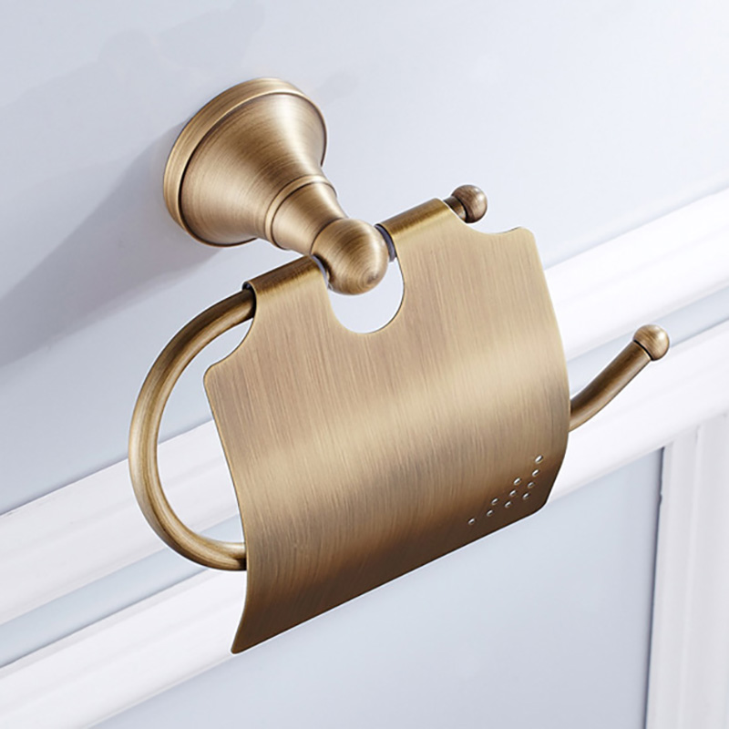 Antique Toilet Roll Holder Bronze White WC Tissue ... – Vicedeal