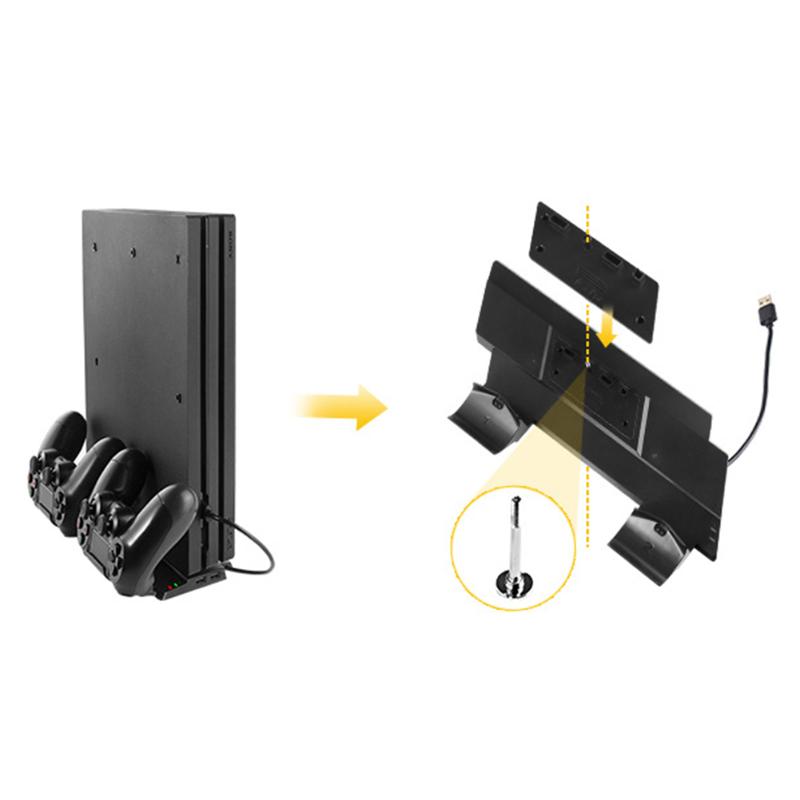 Vertical Cooling Stand Charging Station Dock w/HUB... – Grandado