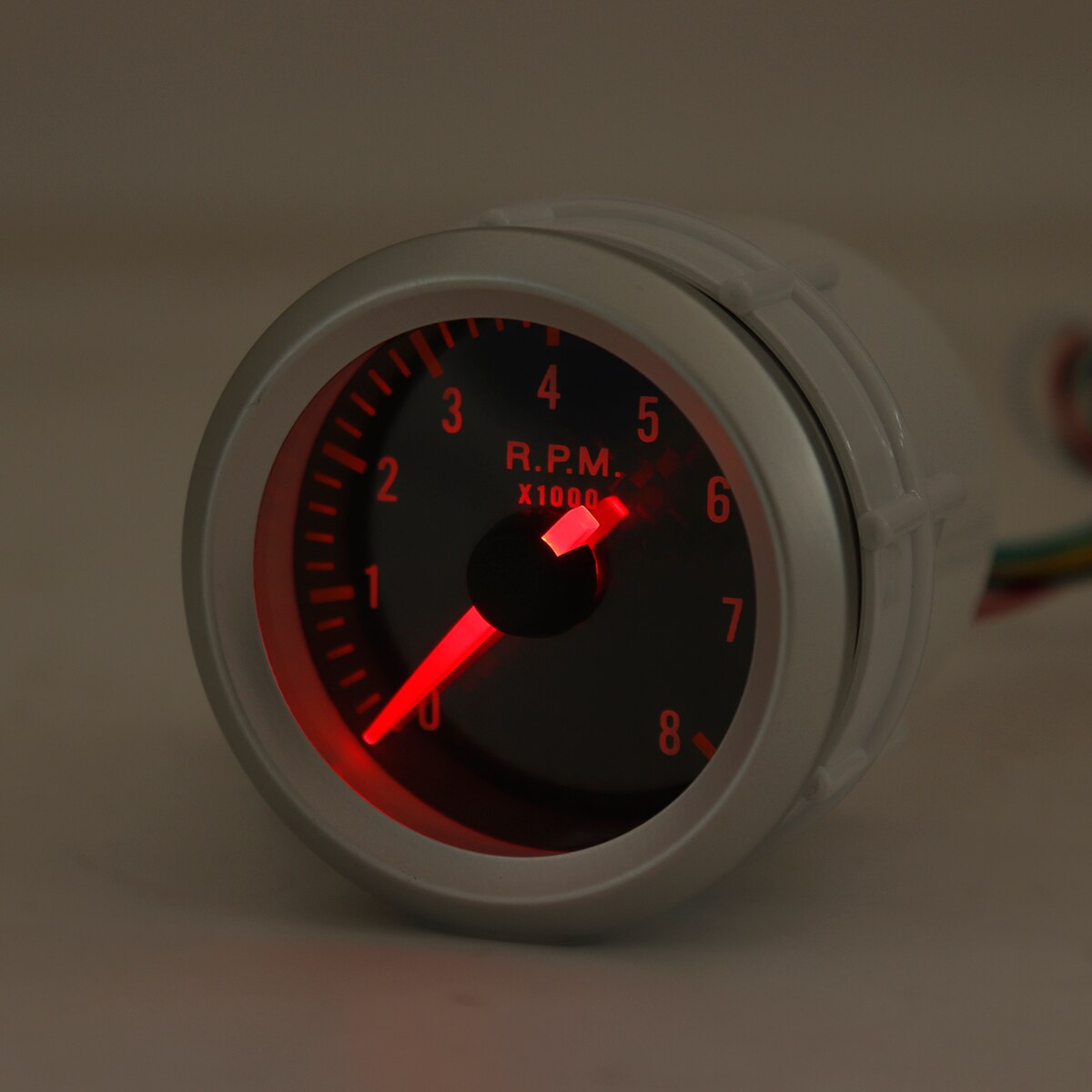 White Carbon Fiber Face 2'' 52mm Car Tachometer Ga... – Vicedeal