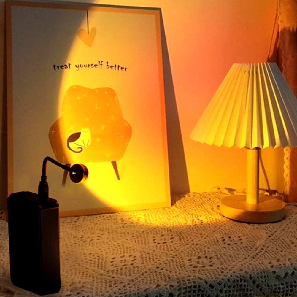 Sunset Lamp USB Rainbow Projector Atmosphere Night... – Vicedeal