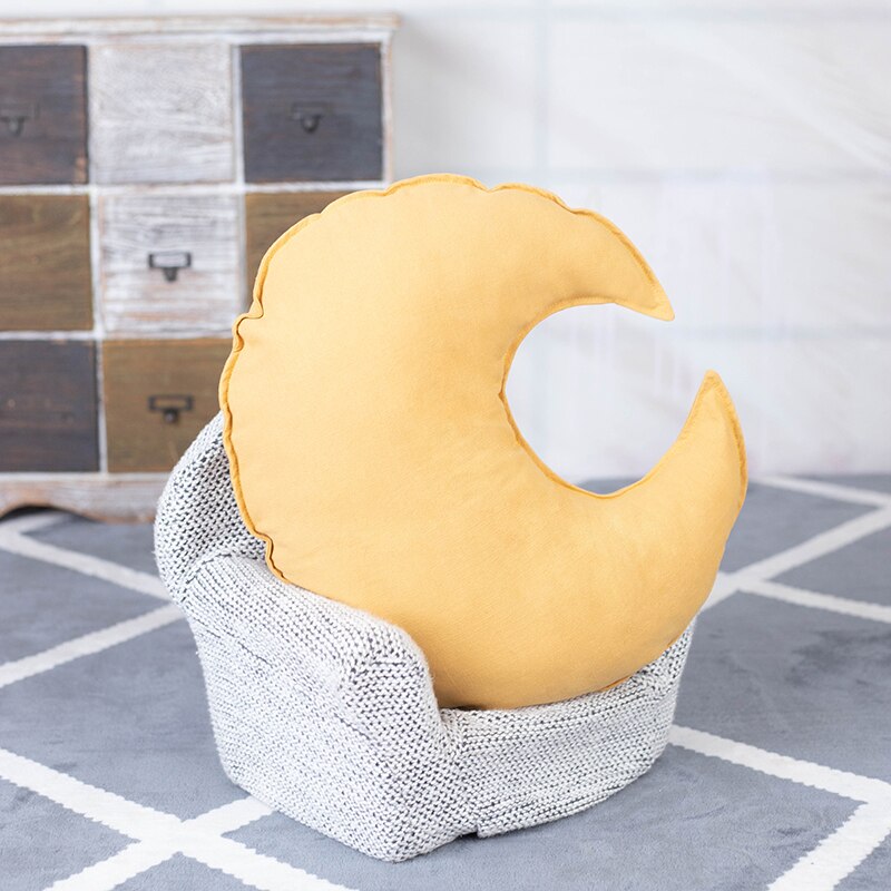 38CM/52CM Simple Nordic Style Moon Pillow Baby Sle... – Grandado