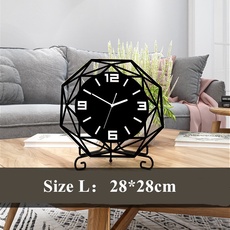 Table Clocks Modern RPET Acrylic Desk Clock Watch ... – Grandado