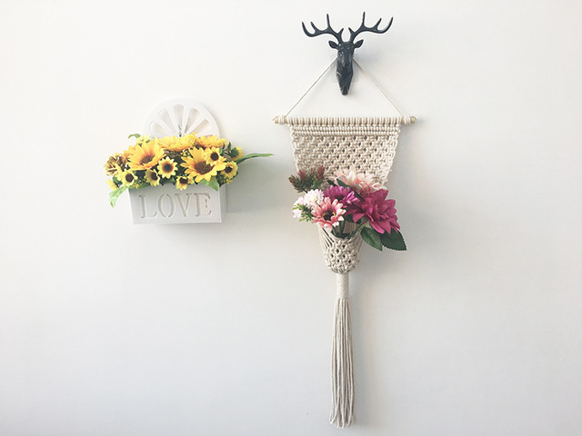 Handmade macrame plant hanger handmade pot holder ... – Grandado