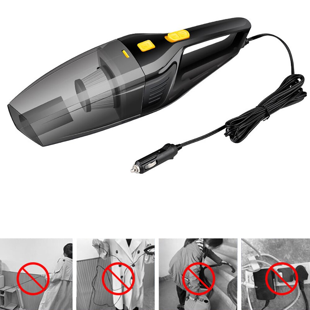 Auton pölynimuri kannettavaan autopölynimuriin käd... – Vicedeal