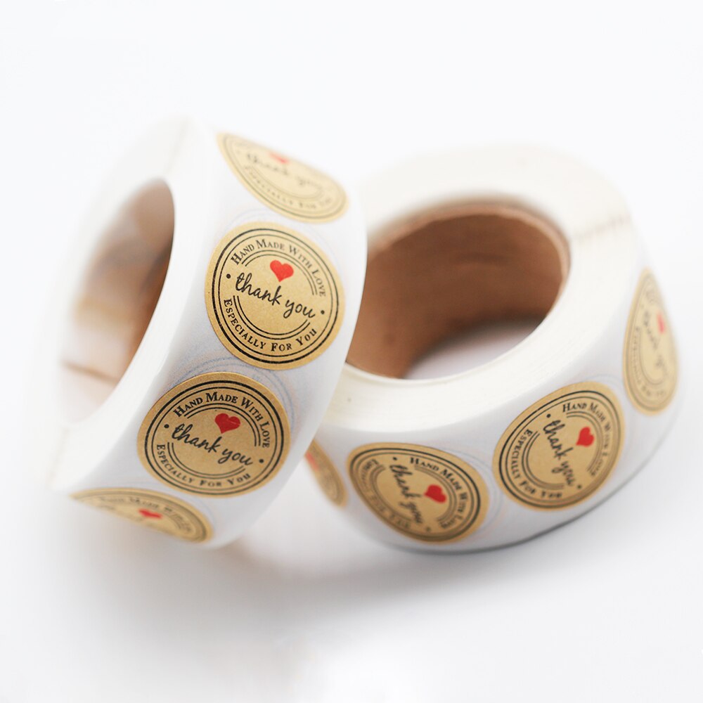 Label Stickers Gold Thank You Sticker Scrapbooking... – Vicedeal