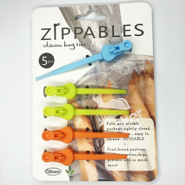 Reusable Silicone Bag Ties Bunding Products Tie up... – Vicedeal