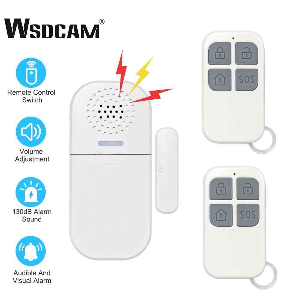 Wsdcam Deur Sensor Windows Alarm 130dB Luid Deur O... – Vicedeal