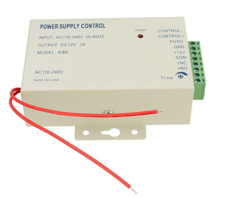 Fingerprint access control 12VDC 60kg Electric Mag... – Grandado