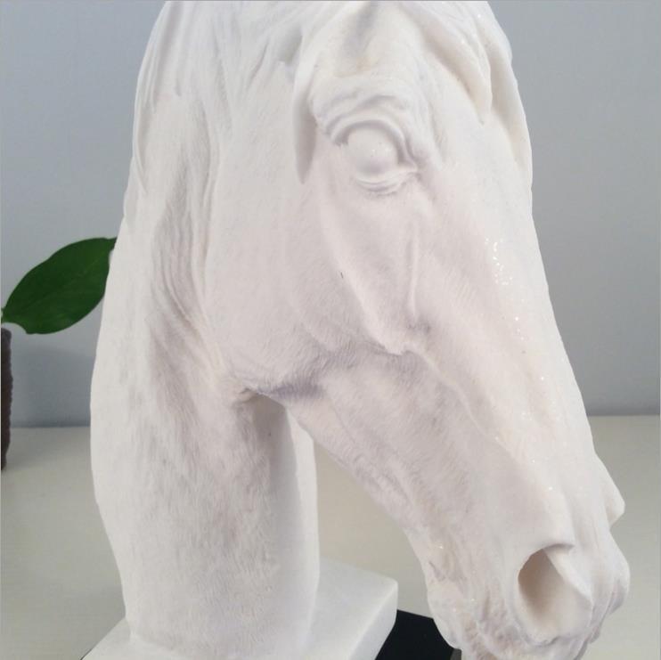 Modern Abstract Horse Head Sculpture Animal Resin ... – Vicedeal