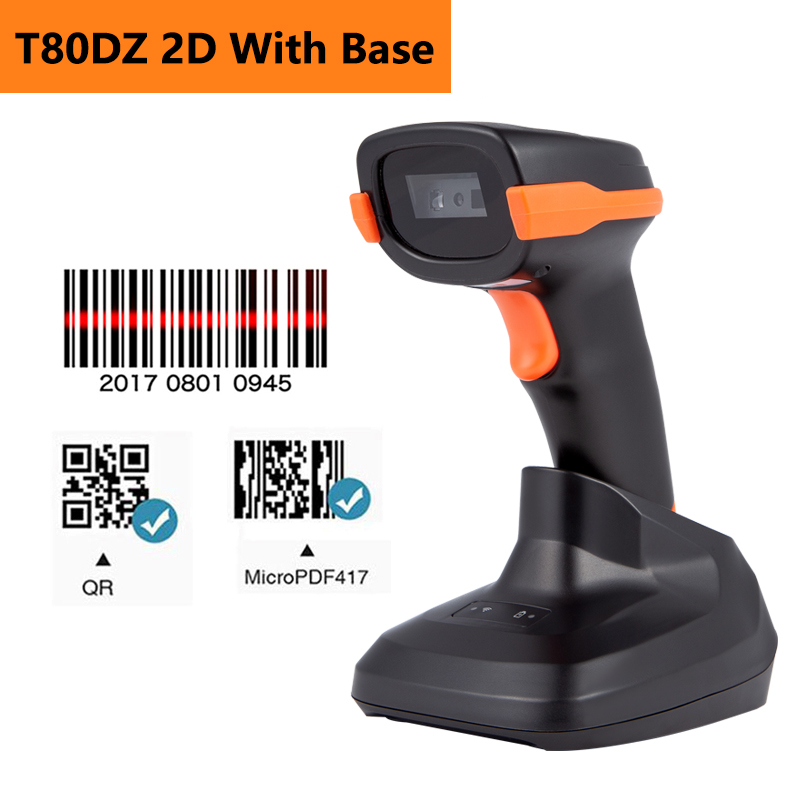 Hstem 2D Draadloze Qr Barcode Scanner Met Usb Opla... – Vicedeal