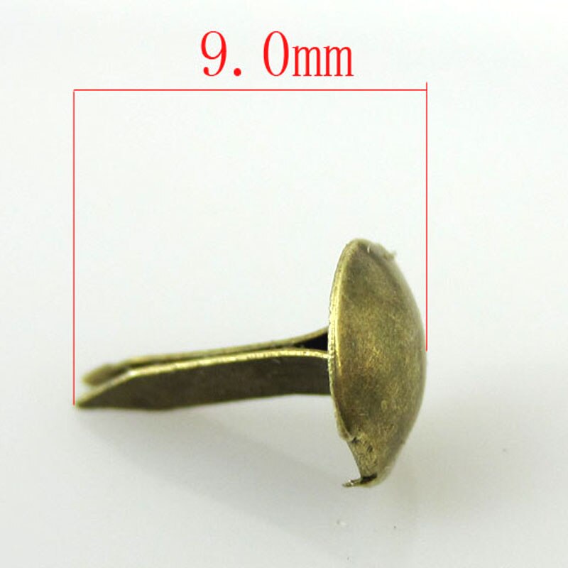 500Pcs Bronze Tone Iron Round Metal Mini Brads For... – Grandado
