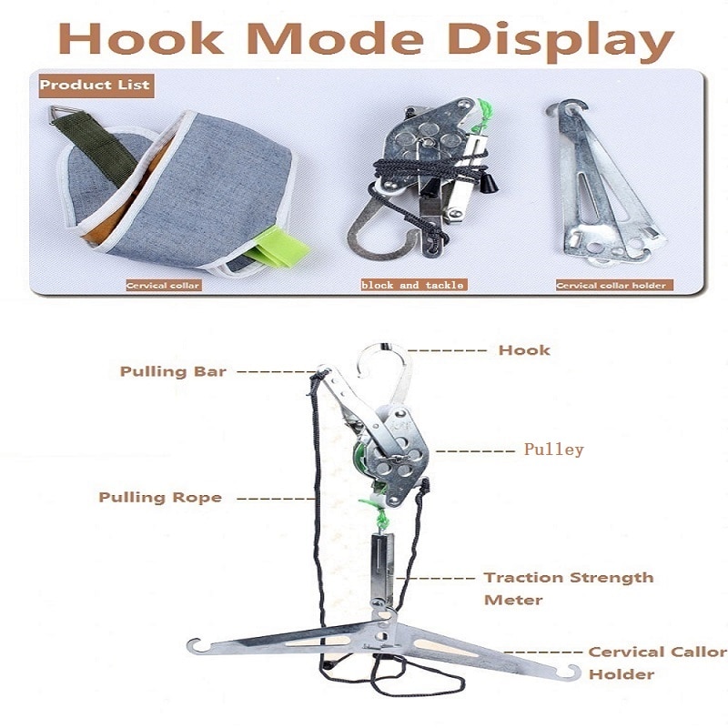 Cervical Spine Traction Device ( Hook / Screw Mode... – Grandado