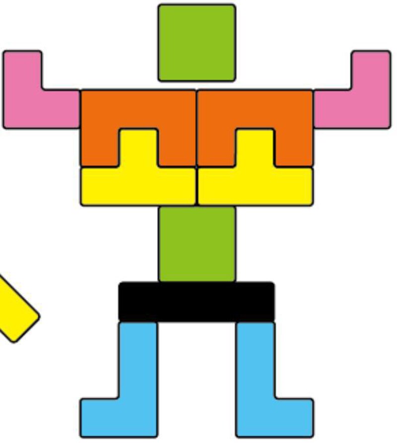 Square Puzzle Tetris Multipurpose Children's Puzzl... – Grandado