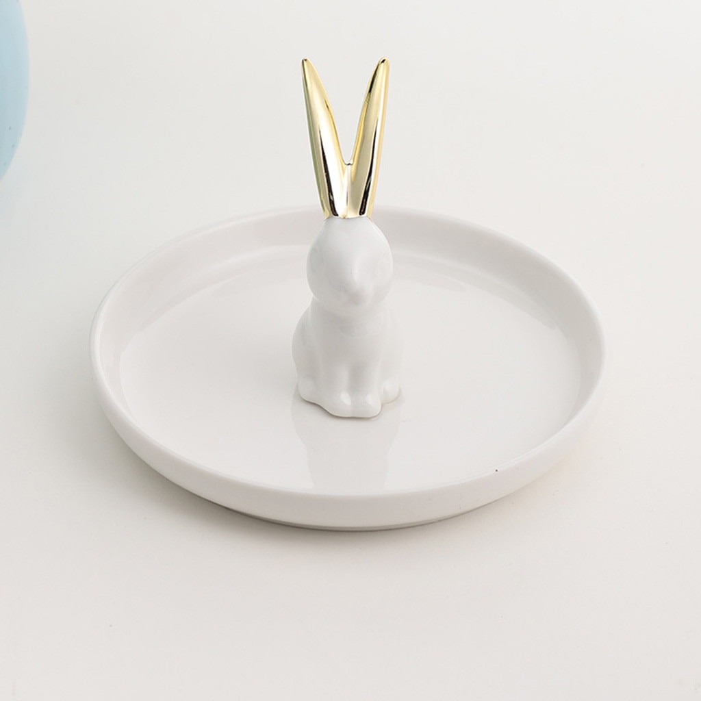 Gold-plated Jewelry Board Home Decoration Plate Ri... – Vicedeal