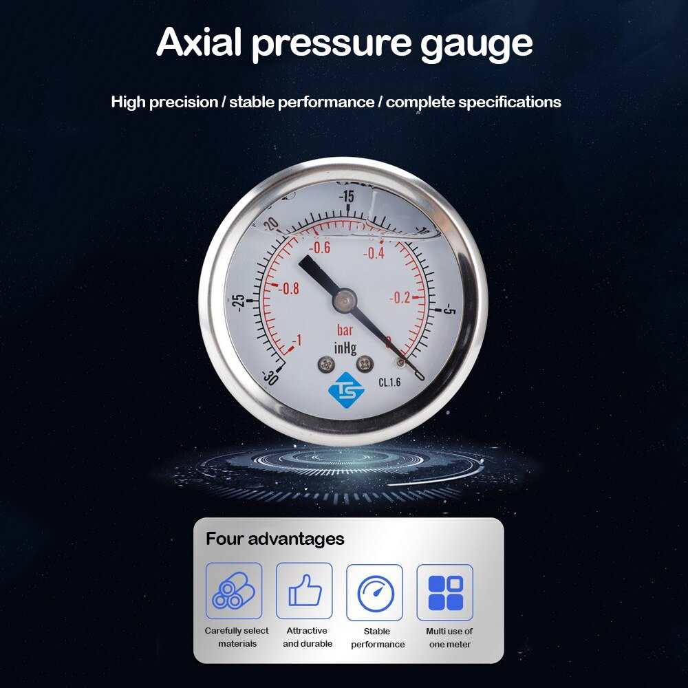 Y60 Axial High Precision Pressure Gauge Filter Wat... – Grandado