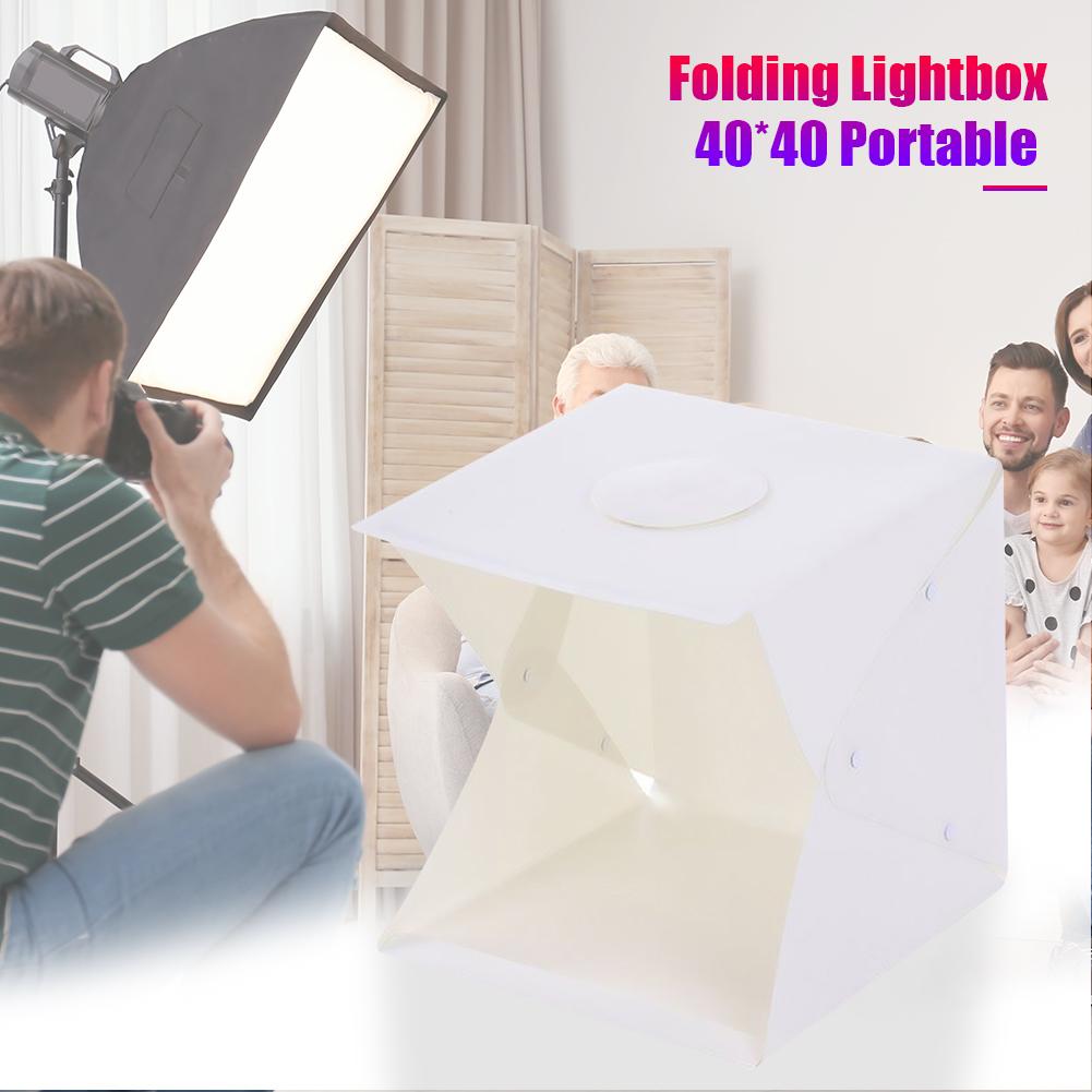 Portable 40X40cm Mini Folding Studio Light Box LED... – Grandado
