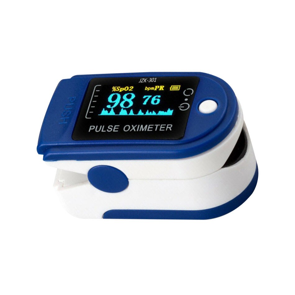 Portable Fingertip Pulse Oximeter Blood Oxygen Sat... – Grandado