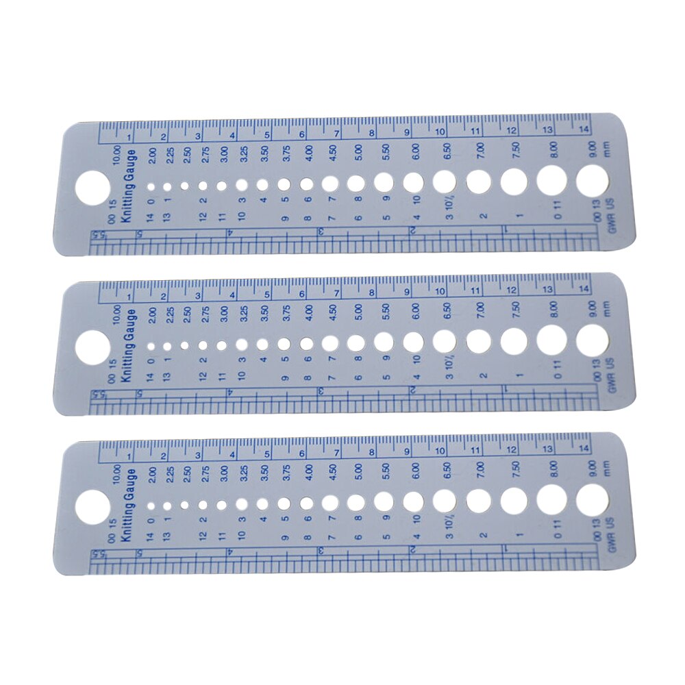 DIY Plastic Yarn Ruler Ruler Tool Gauge Needle Swe... – Vicedeal