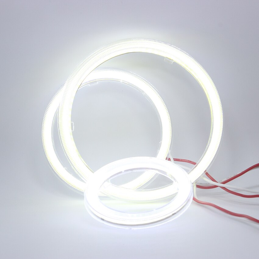 Car Angel Eyes LED Daytime Running Light DRL Halo ... – Vicedeal