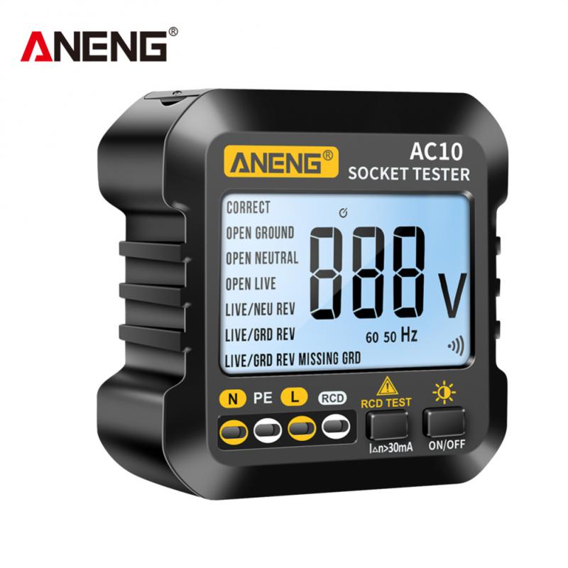 ANENG Socket Tester AC10 Plug Detector Multimeter ... – Vicedeal
