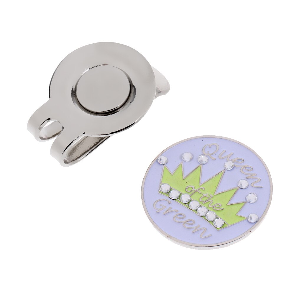 Prettyia Strass Hoed Clip Golfbal Marker Clip Crow... – Grandado