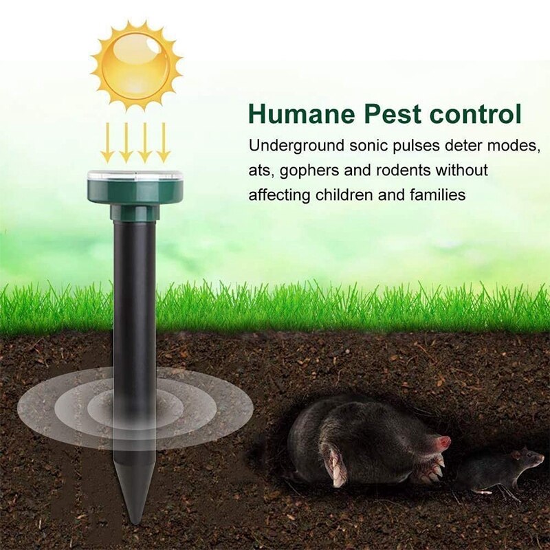 Zonne-energie Sonic Mol Afstotend, Ultra Sonic Ong... – Grandado