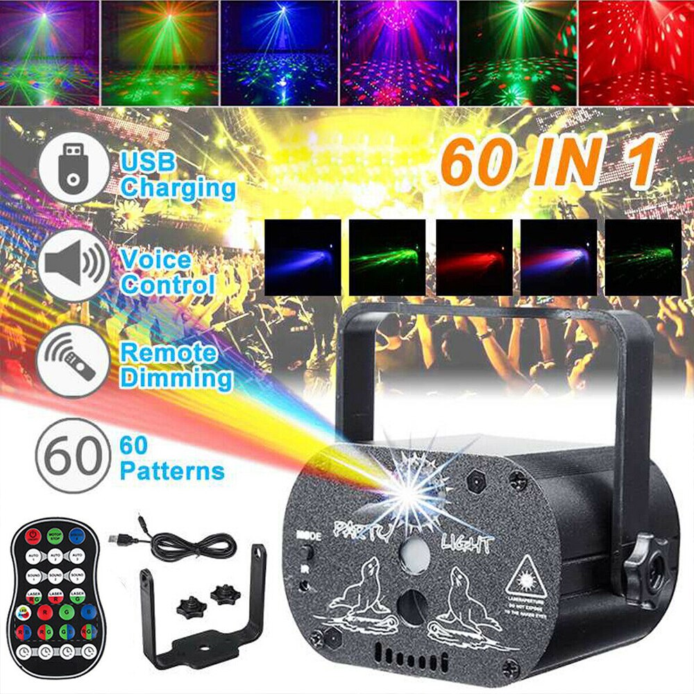 LED Stage Light Mini Disco Stage Lights Colorful L... – Grandado