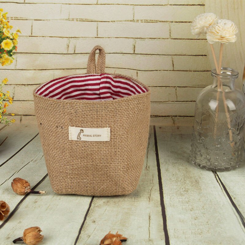 MICCK Mini Living Room Storage Sack Cloth Bags Han... – Grandado