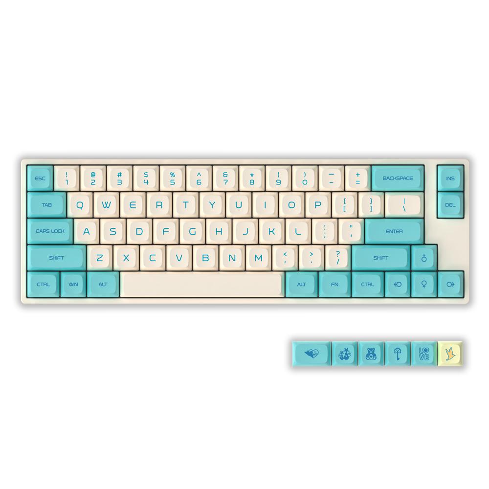 KBDfans PG PBT Bluebird Keycaps Set 61/63/64/68/66... – Vicedeal