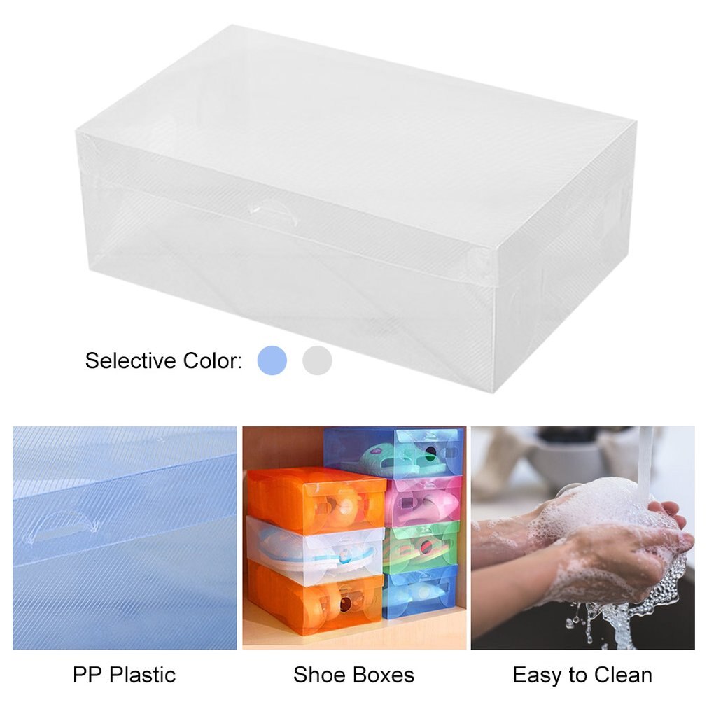 PP Plastic Shoe Boxes Universal Storage Organizer ... – Grandado