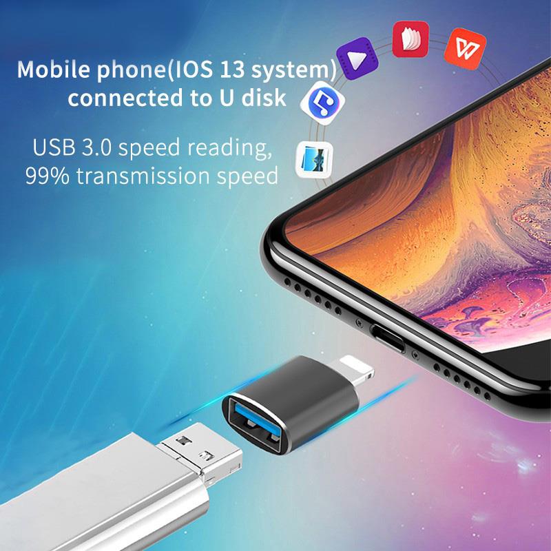 Usb otg adapter for iphone x xr xs 11 pro max 6 6... – Vicedeal
