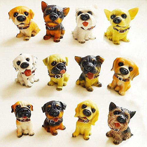 12pcs Puppy Pet Mini Ornament Dog Figure Resin Sta... – Vicedeal