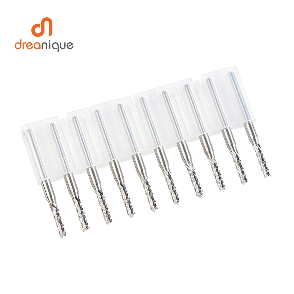 10 Stks/set Vhm Corn End Mill Frees Bits D0.8, 1.0... – Grandado