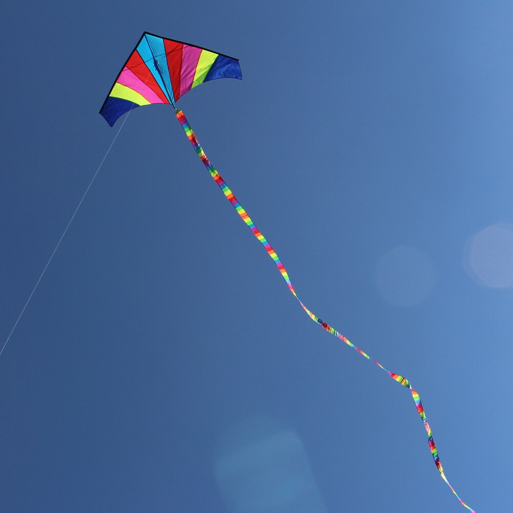 10 Meters Rainbow Bar Kite Tail for Delta Kite Stu... – Vicedeal