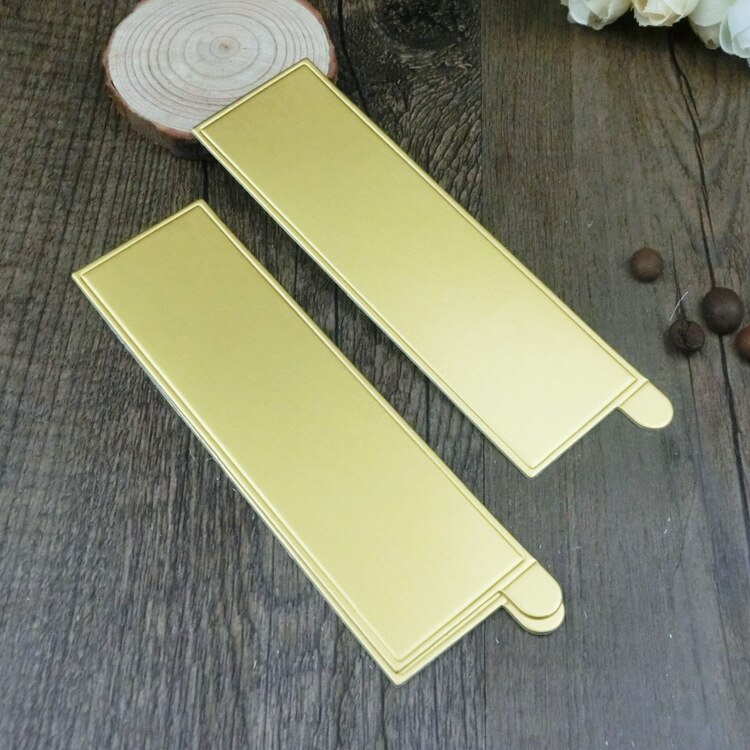 Gold Mousse Kartonnen Base Mousse Papier Cake Tray... – Grandado