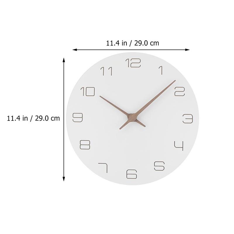 Wooden Wall Clocks Decorative Hanging Clock Simple... – Grandado