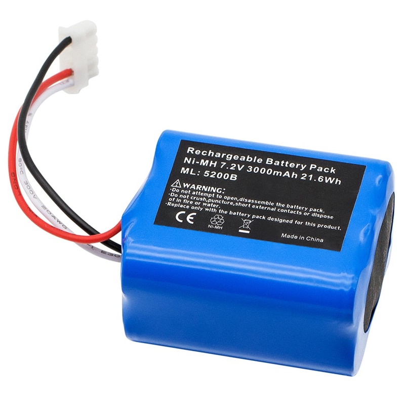 7.2v 3000 mah ni-mh batteri udskiftning til irobot... – Grandado