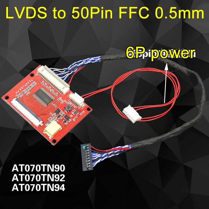 Für 7/8/10,1 zoll DF14-20P LVDS zu 50Stift FFC 0,5... – Grandado