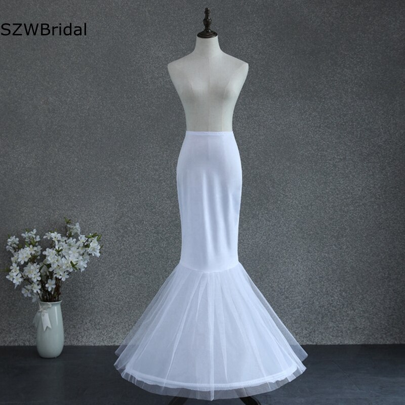White Mermaid Petticoat underskirt Jupon sous robe... – Grandado