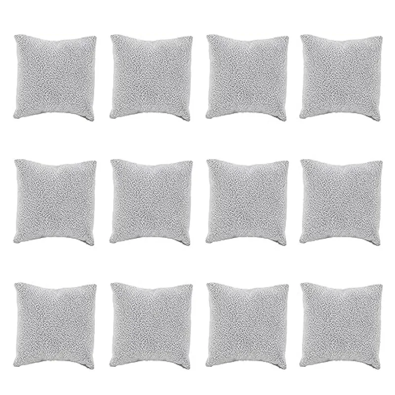 12 Pack Small Black Watch Pillow Velvet Bracelet P... – Grandado