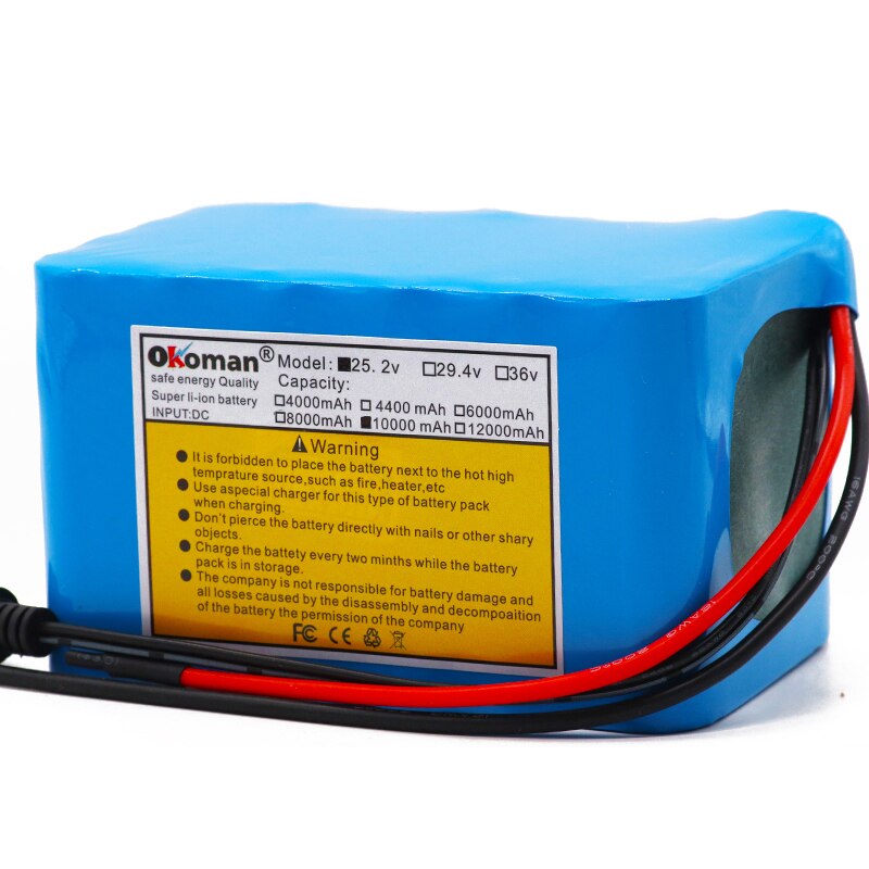 6s4p 24V 10Ah 18650 Battery Pack Lithium Ion Batte... – Grandado