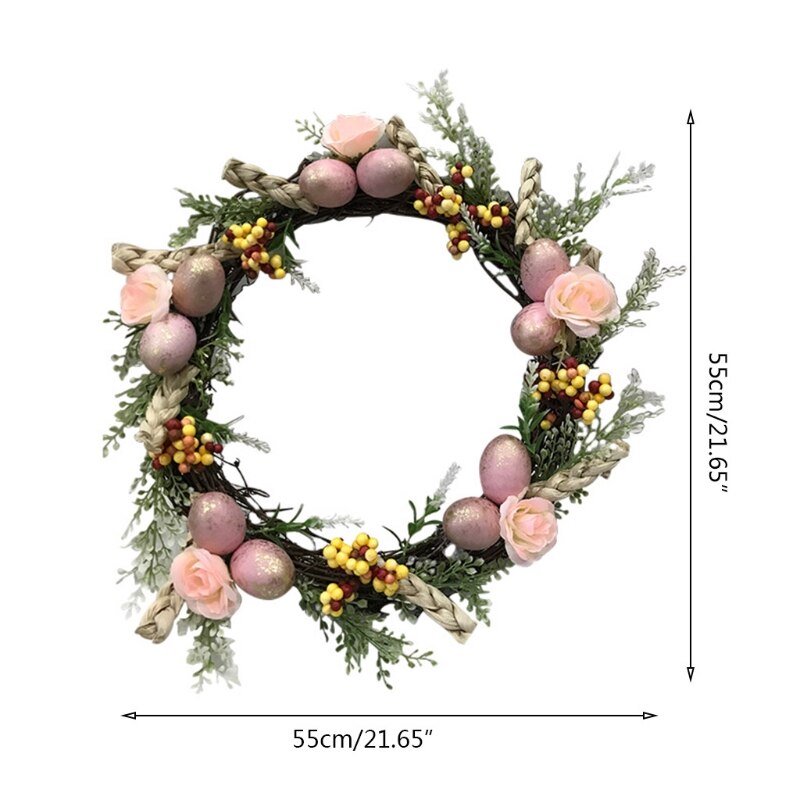 eisen Ring Rose Kranz Frühling Ostern Ei Kranz Mit... – Grandado