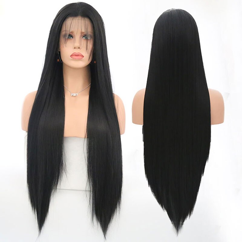 Bombshell Straight Synthetic Lace Front Wig Heat R... – Vicedeal