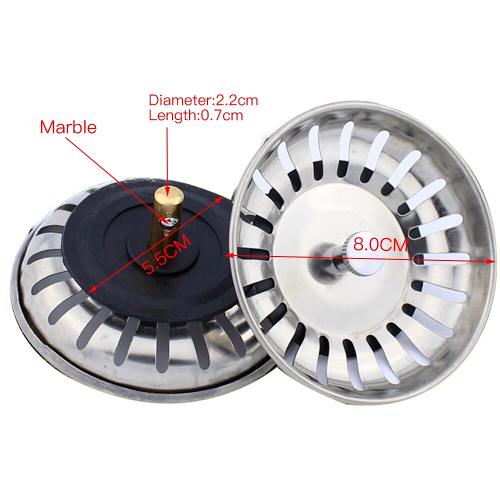 2PC Kitchen Sink Floor Drain Stainless Steel Kitch... – Grandado