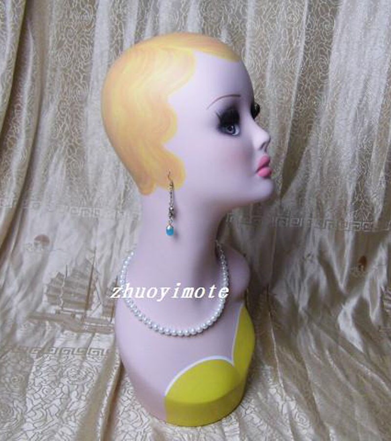 Female Mannequin Head Wigs Hats Cap Headphone Disp... – Grandado