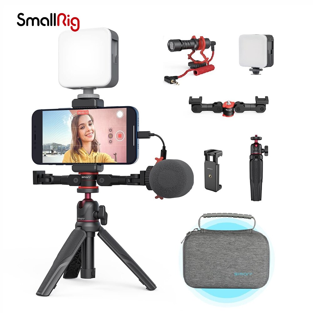 SmallRig Smartphone Video Vlogging Kit with Tripod... – Grandado