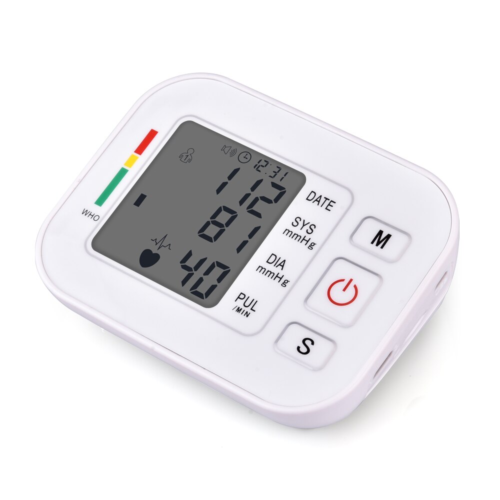 Automatic Upper Arm Blood Pressure Monitor LCD Hea... – Grandado