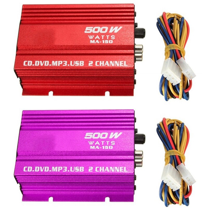 Mini Hi-Fi 18W 2 Channel Stereo Amplifier For Car ... – Grandado