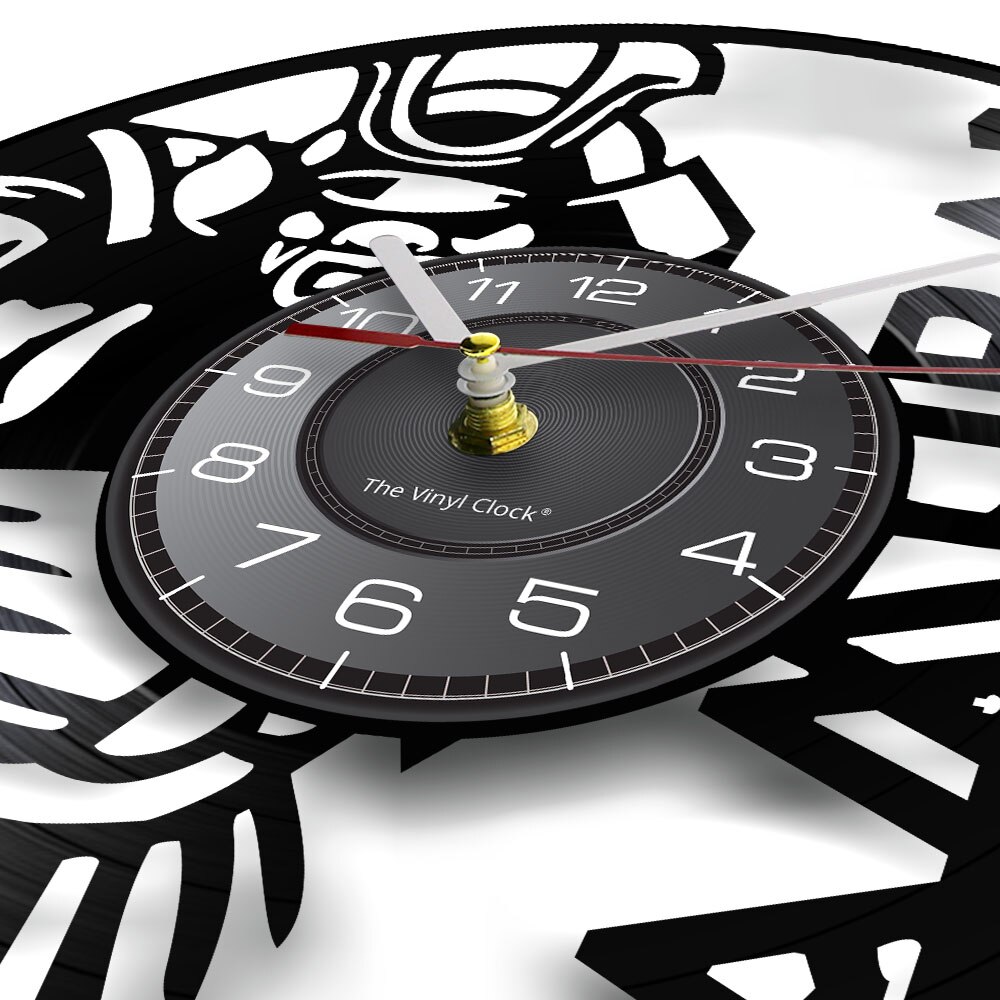 Japanese Warrior Wall Art Wall Clock Samurai Vinta... – Grandado